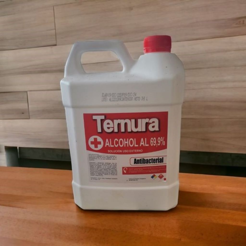 Alcohol Antibacterial Galón - Biomundo Ecuador