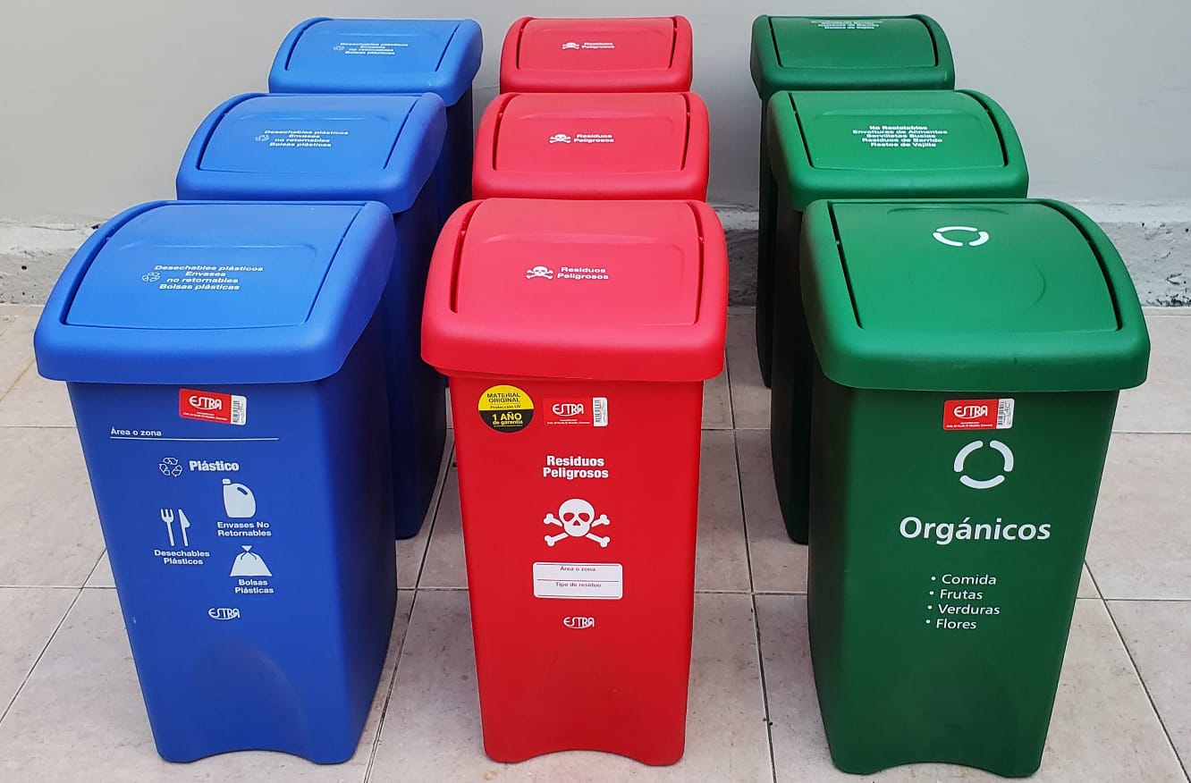 Tacho de Basura de 35 Litros – Biomundo Ecuador
